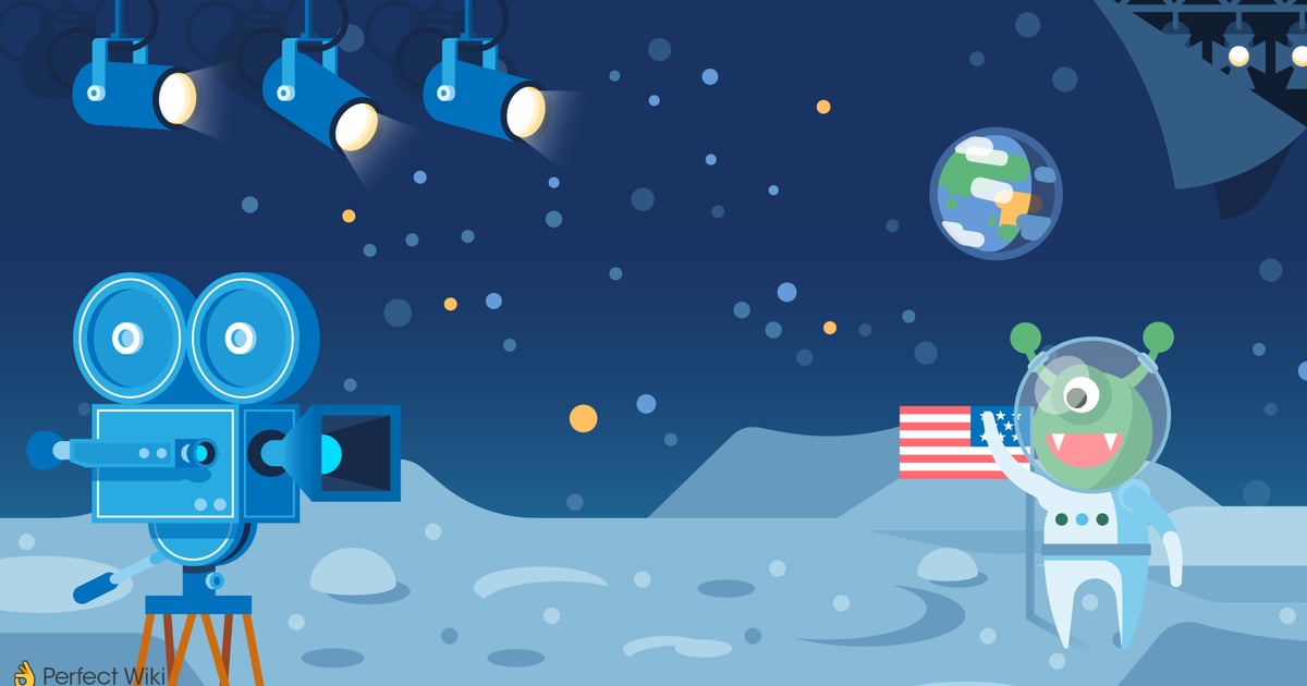 Moon Landing | FREE Premium Microsoft Teams Background